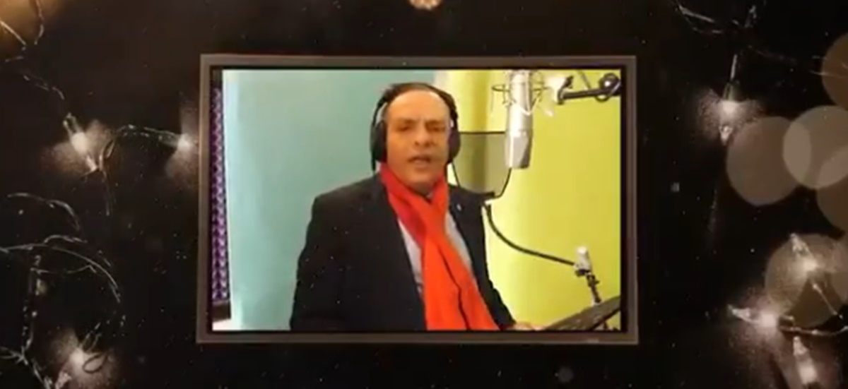 Efraín Medina felicita a los canarios por Navidad cantando un ...