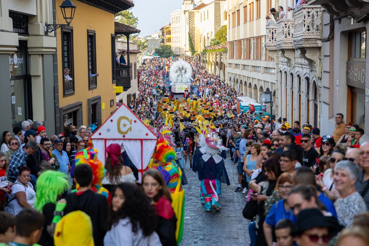 A Colossal Carnival Gathering in La Orotava