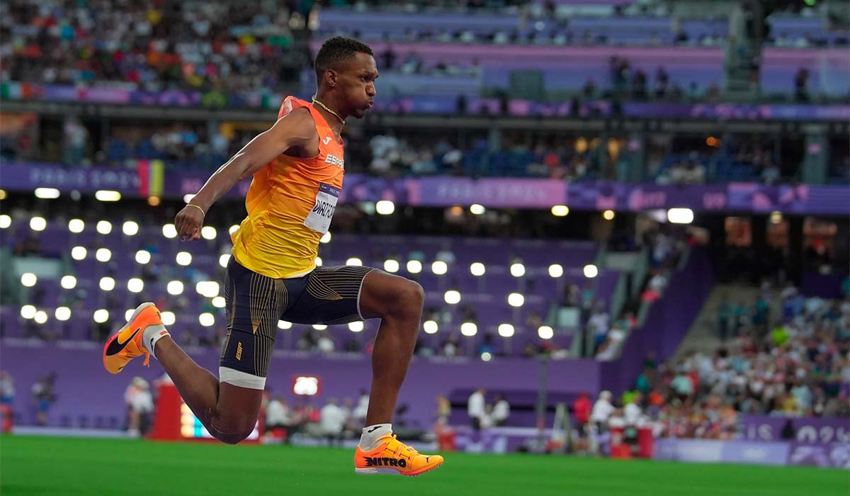El español Jordan Díaz, oro olímpico de París 2024 en triple salto