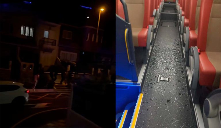 Graves incidentes en el fútbol tinerfeño: apedrean la guagua de un ...